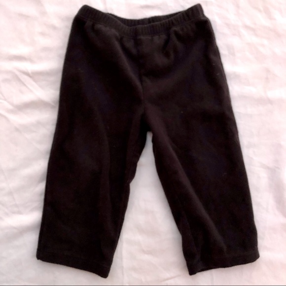 Carter's | Bottoms | Carters Black Fleece Pants 2 Mo Boy Or Girl | Poshmark